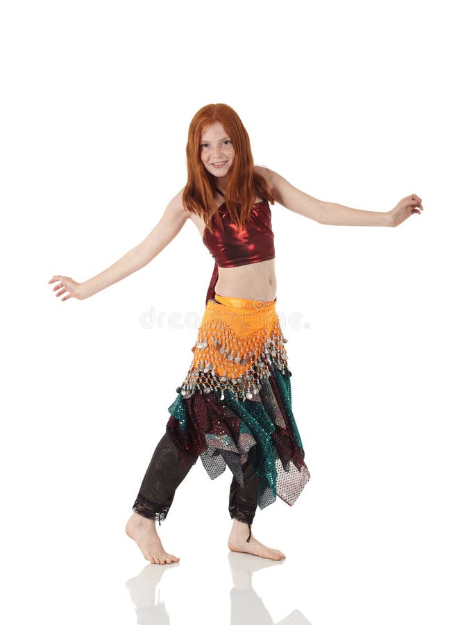 Young belly dancing girl stock photo. Image of female - 11683060
