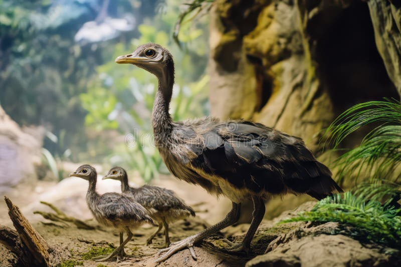 Young Birds Explore a Lush Habitat Stock Photo - Image of juvenile ...