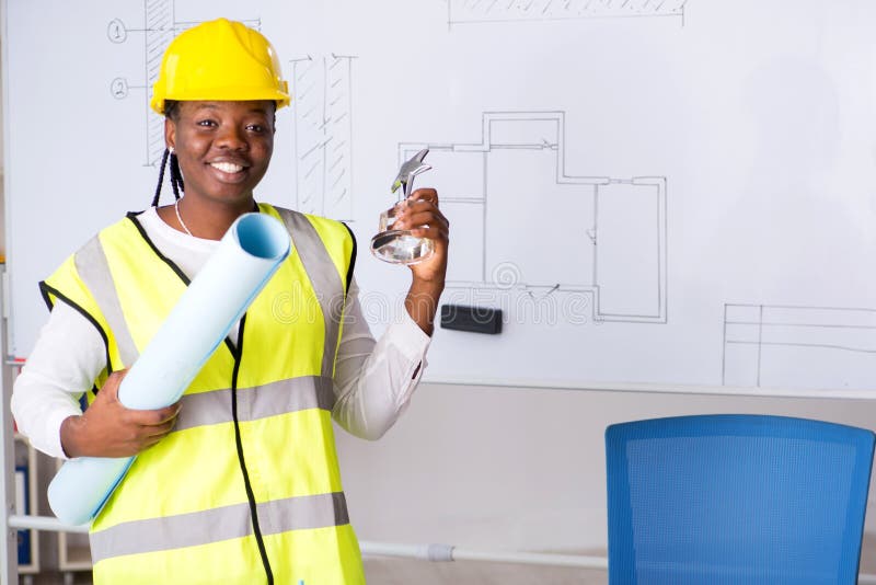 The Young Black Architect Working on Project Stock Photo - Image of ... The Young Black Architect Working on Project Stock Photo - Image of ...