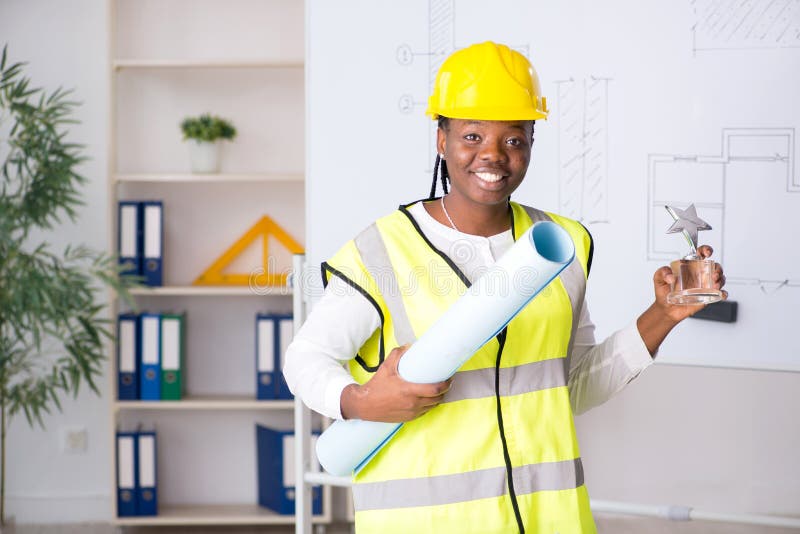 The Young Black Architect Working on Project Stock Image - Image of ... The Young Black Architect Working on Project Stock Image - Image of ...