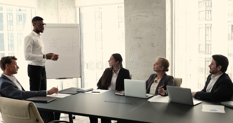 Diverse Team of Business People Brainstorming Ideas To Plan Research ...