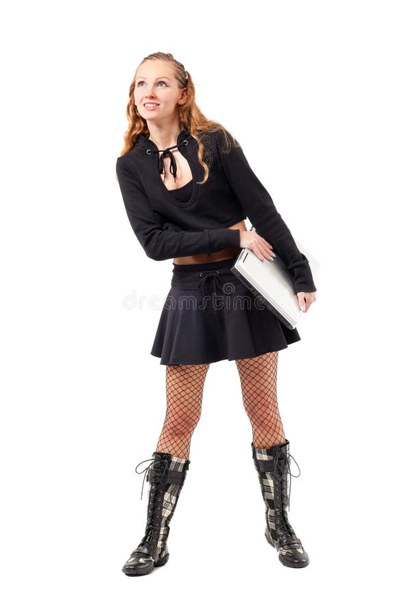 Young blond woman stock photo. Image of pretty, university - 12052822