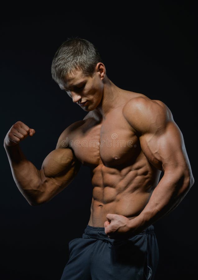 Young bodybuilder stock photo. Image of martial, muscle - 46729634