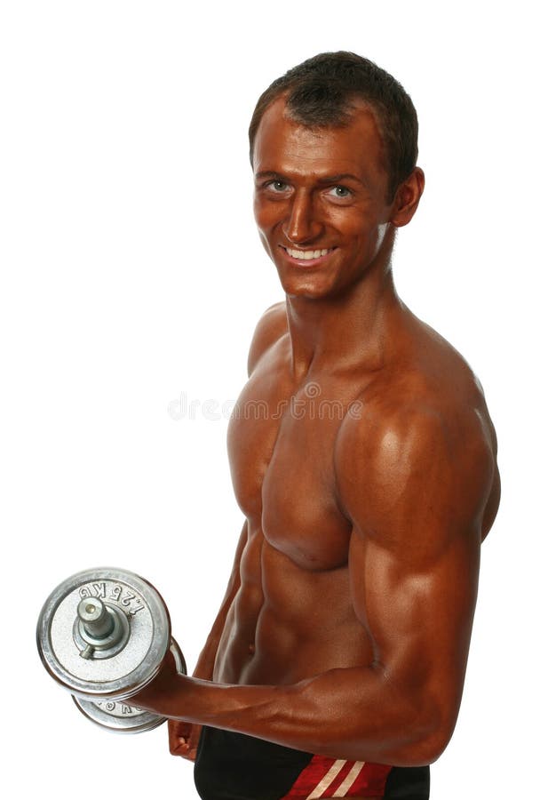 Young Bodybuilder stock image. Image of coloured, biceps - 122946979
