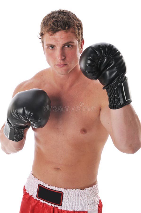 Male Boxer Smile stock image. Image of martial, guard - 18916887