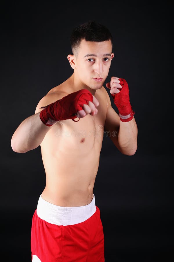 Young Boxer fighter stock image. Image of body, competitive - 27150987