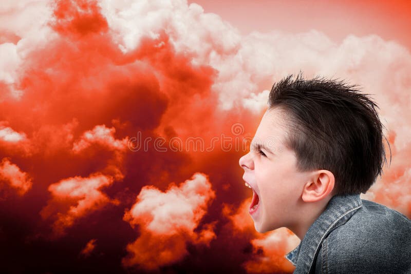 Young boy in anger stock photo. Image of social, child - 112571476
