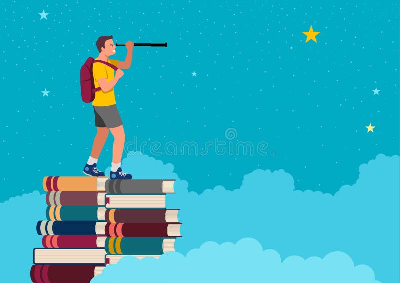 Cartoon Boy Planning Future Stock Illustrations – 84 Cartoon Boy ...