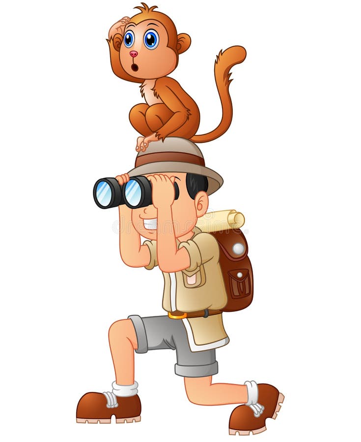 Cartoon Monkey Talking Stock Illustrations – 907 Cartoon Monkey Talking ...