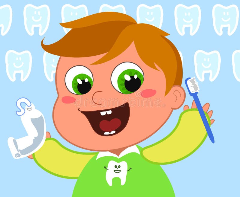 Cartoon Brushing Teeth Stock Illustrations – 5,174 Cartoon Brushing ...