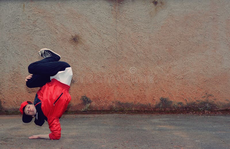 Young Boy Dancing Breakdance on the Street Stock Photo - Image of ...