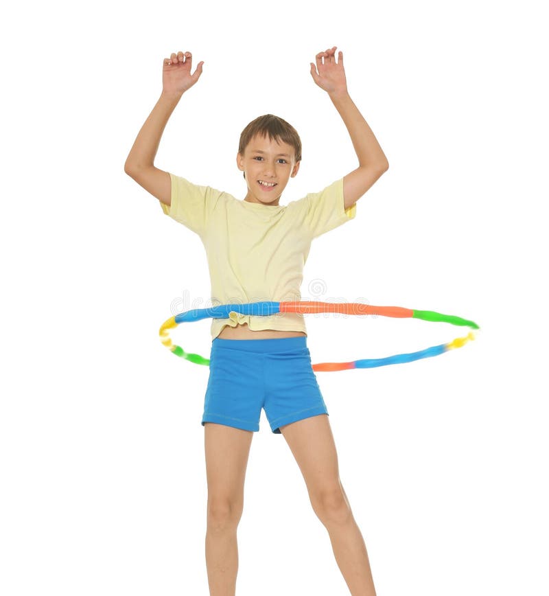 Young boy doing exercises stock image. Image of leisure - 119695387