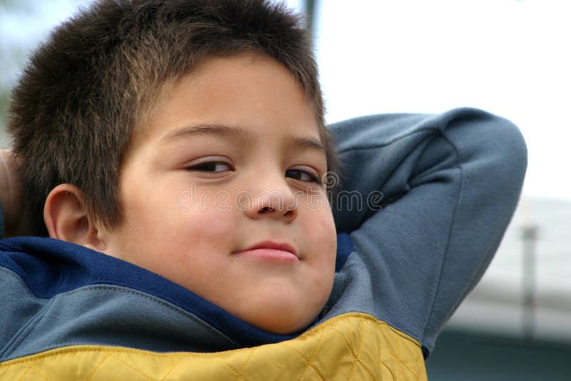 Super Cute Boy Alone stock image. Image of anxiety, adorable - 13716683