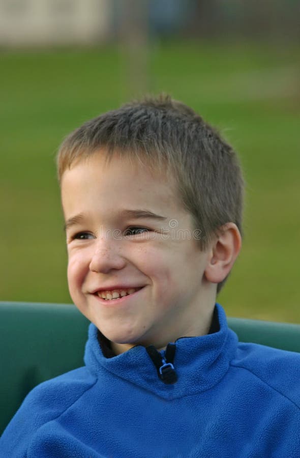 Young Boy Laughing stock image. Image of grinning, cheerful - 1774813