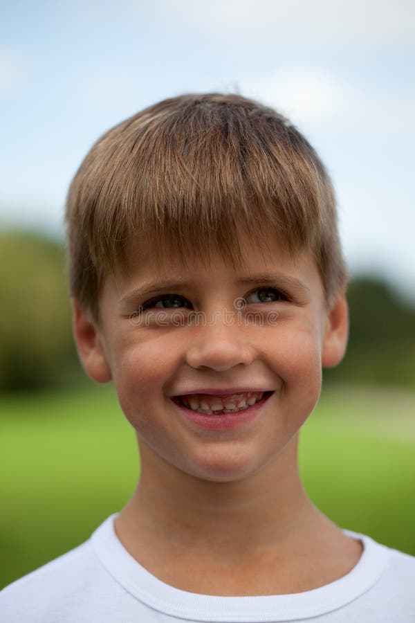 Young boy looking up stock image. Image of face, curious - 27944235
