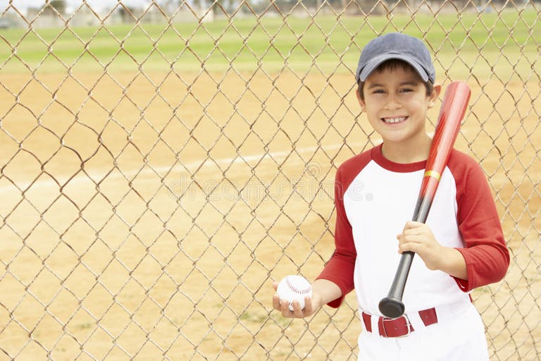 Young Boy Playing Baseball stock photo. Image of year - 12406038