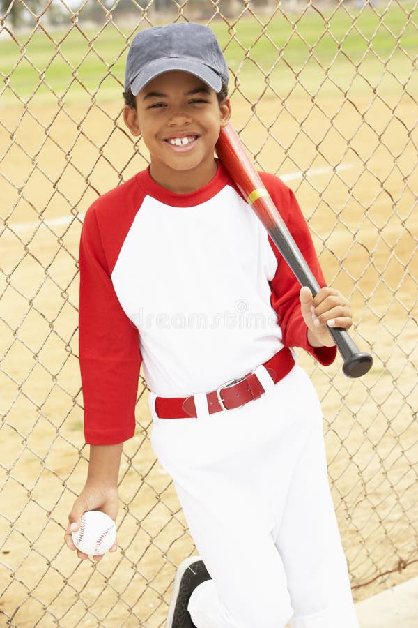 Young Boy Playing Baseball stock image. Image of ball - 12406101