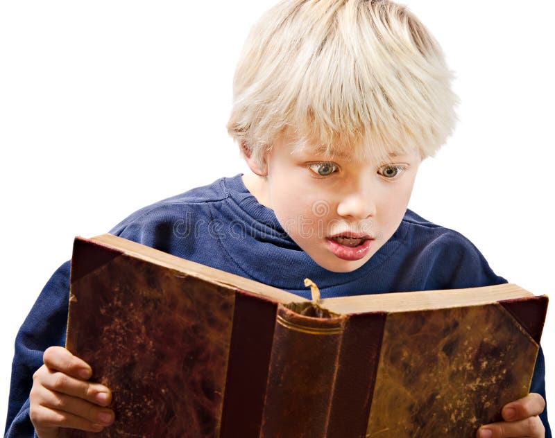 Young boy reading stock photo. Image of tension, expressive - 22694802