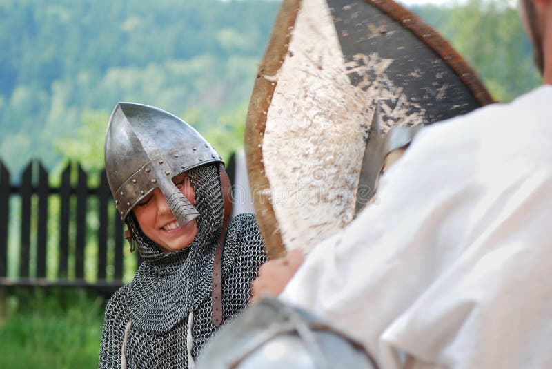Young boy with shield editorial stock image. Image of mail - 23420794