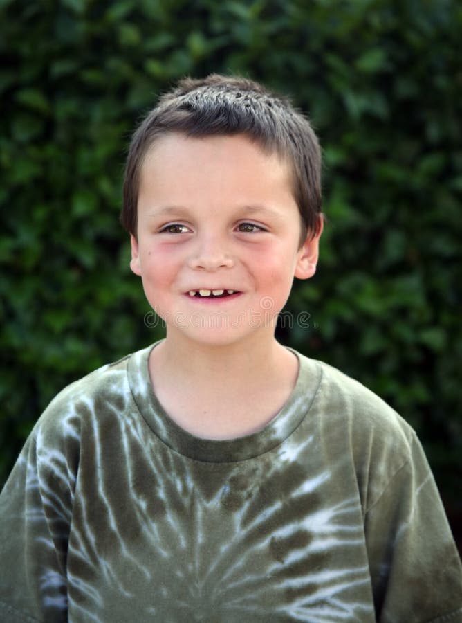 Autistic Boy Waiting for the School Bus Stock Image - Image of academy ...