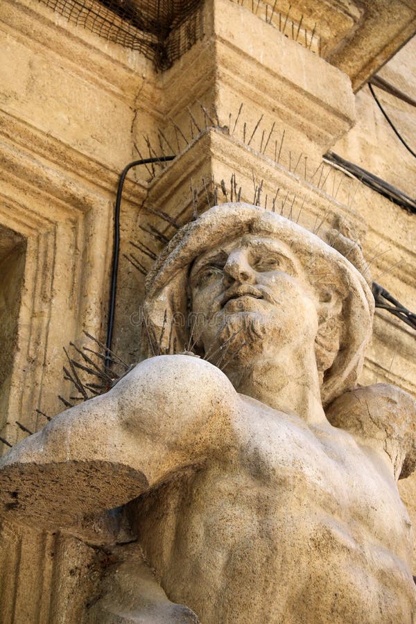 Young Boy Statue with White Tear Stock Photo - Image of france, copy ...