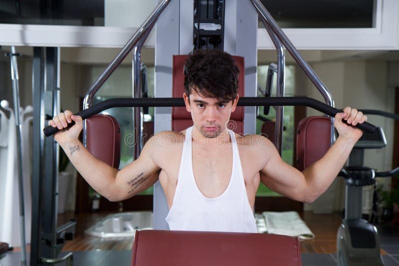 Young boy training stock photo. Image of health, biceps - 92024956