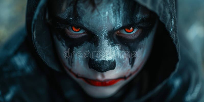 Young Boy Transforms into Menacing Character for Halloween Festivities ...