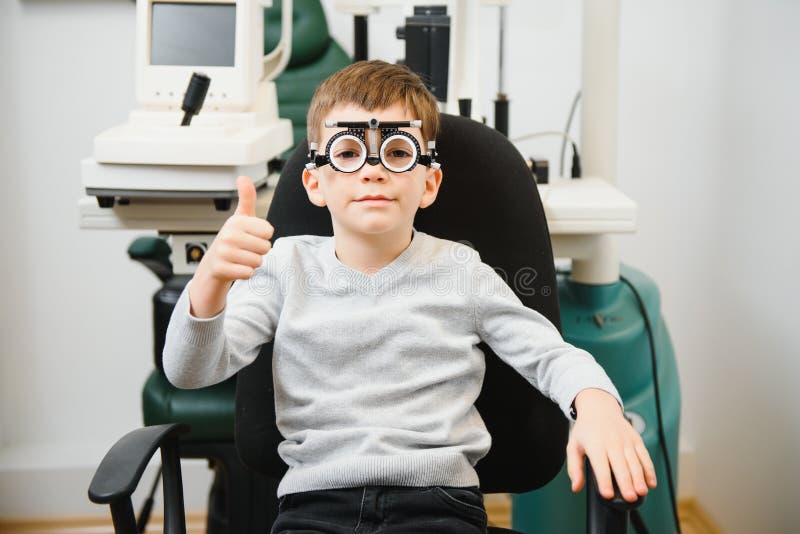 Young Boy Undergoing Eye Test Stock Photos - Free & Royalty-Free Stock ...