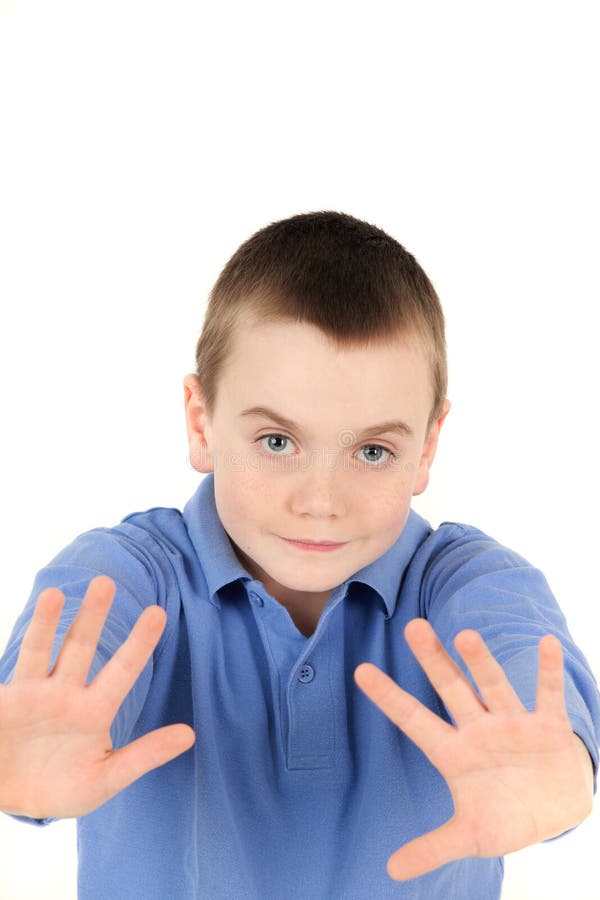 Schoolboy with Depressed Face Stock Image - Image of angry, shot: 9877839