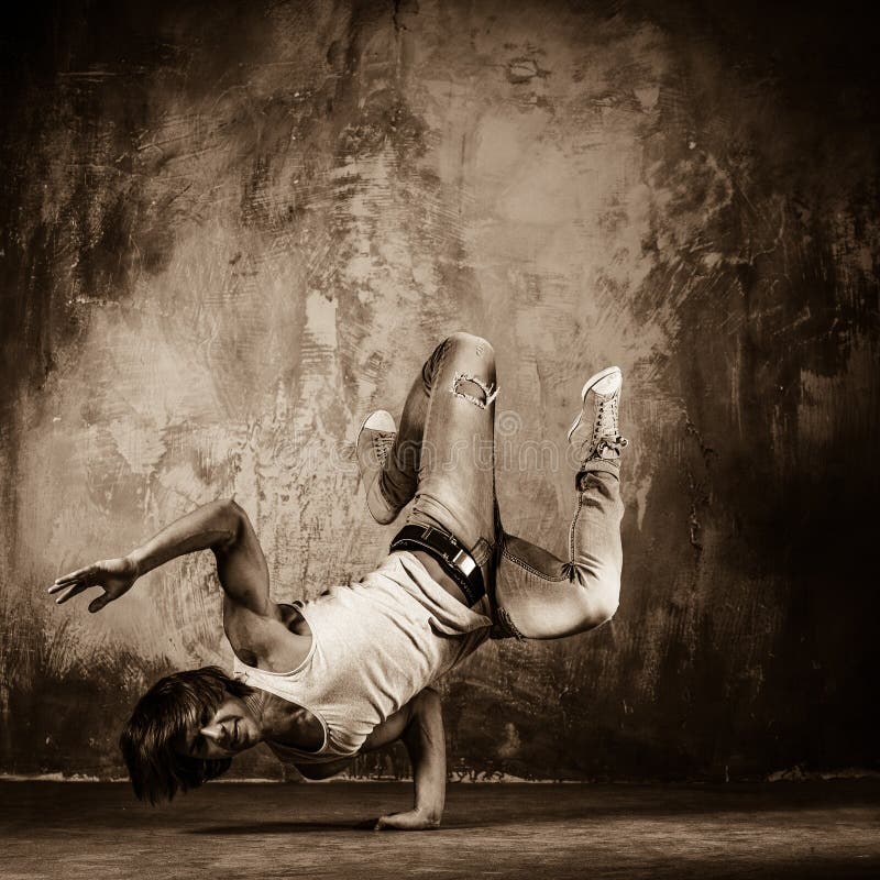Young breakdancer stock image. Image of body, desaturated - 32246619