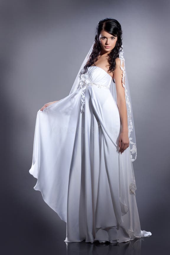 Young Bride stock image. Image of dress, beauty, marry - 11990347