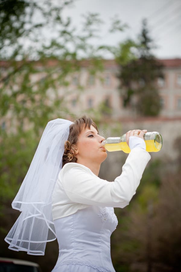 Young bride stock image. Image of emotional, marriage - 25892029