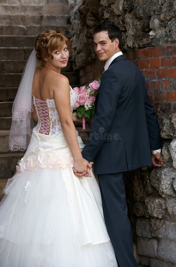 Young Bride and Groom stock photo. Image of love, happy - 10592918