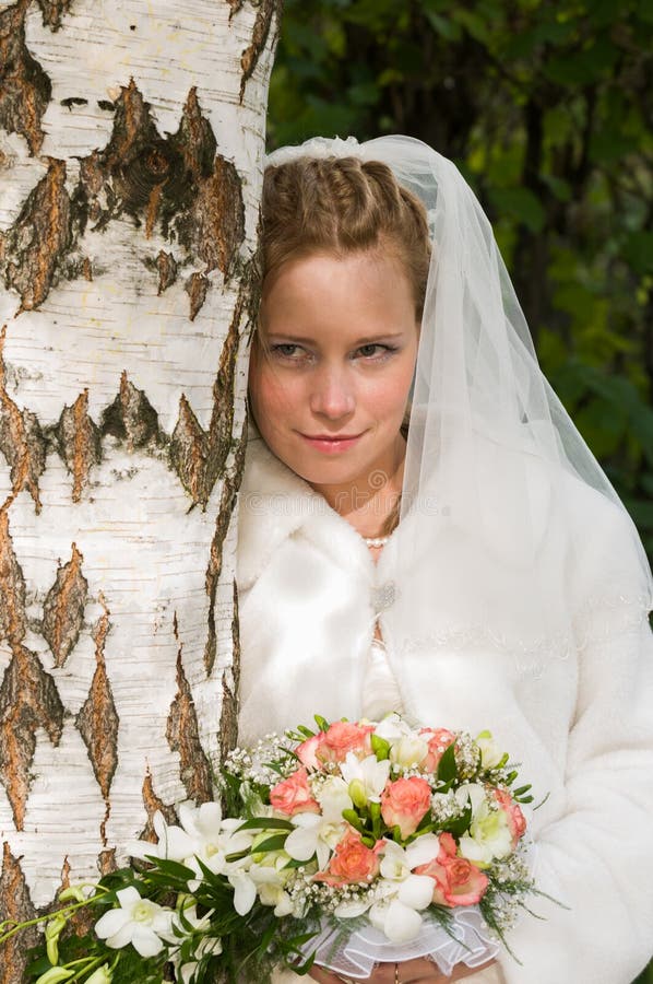 Young bride happy stock photo. Image of nature, beauty - 31808454