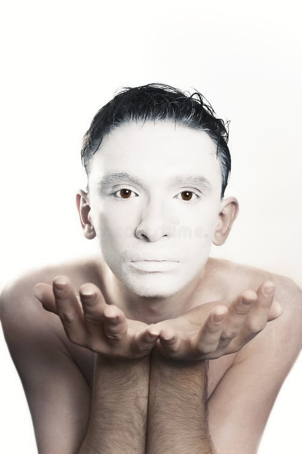 Young Brunette Man with White Skin Stock Image - Image of brown ...