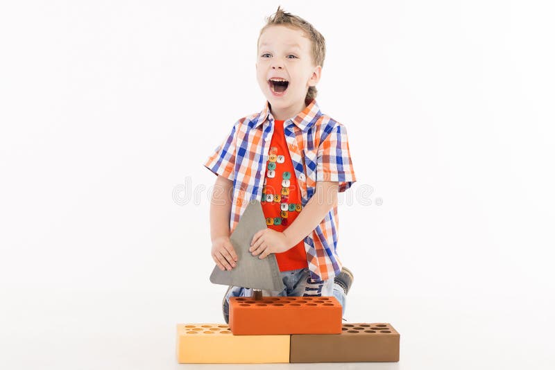 Young builder stock photo. Image of power, toys, tool - 33749776
