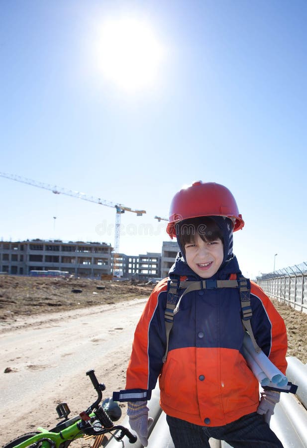 Young builder stock image. Image of happiness, happy - 39339979