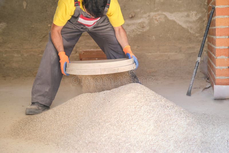 Sieving Sand stock image. Image of timepassing, sand, time - 5359323