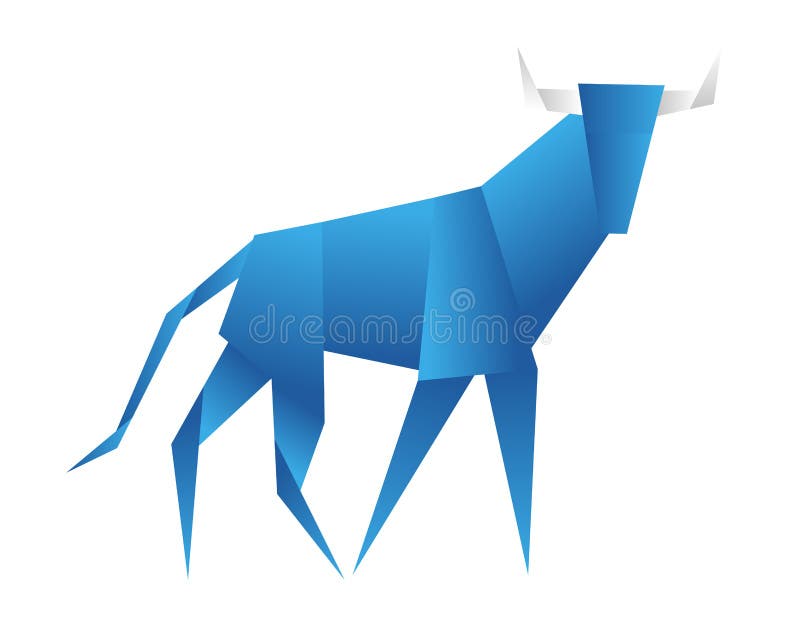 Bull Origami Stock Illustrations – 588 Bull Origami Stock Illustrations ...