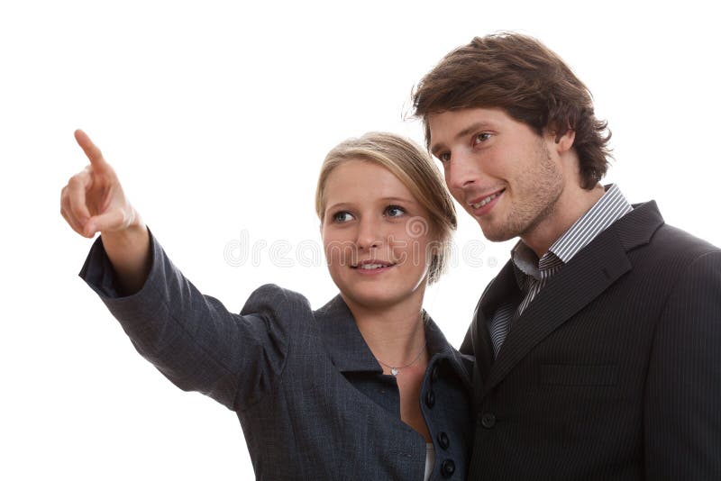 Young business couple stock photo. Image of career, business - 37684634