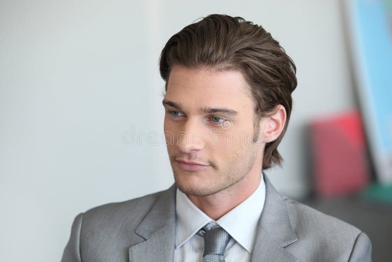 Young business intern stock image. Image of white, person - 29387373