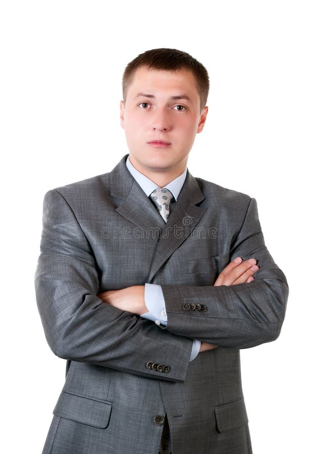 Young business man stock photo. Image of corporate, isolated - 19803724