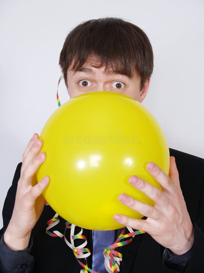 Boy Blowing Up Balloon Stock Photos - Free & Royalty-Free Stock Photos ...