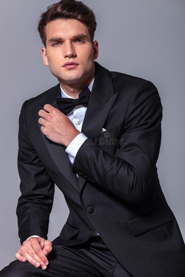 Back View of a Young Fashion Man Walking Stock Photo - Image of side ...