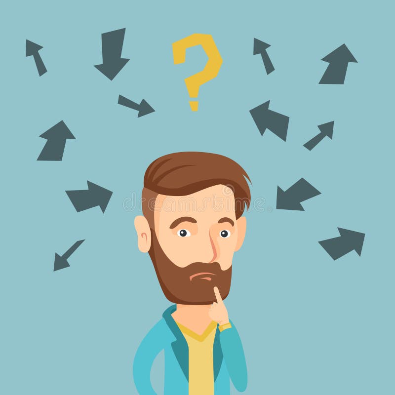 Illustration Thinking Business Man Stock Illustrations – 27,601 ...