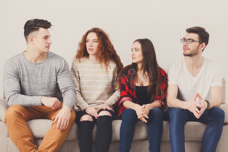 Young Business People Discuss Ideas for Start-up Stock Image - Image of ...