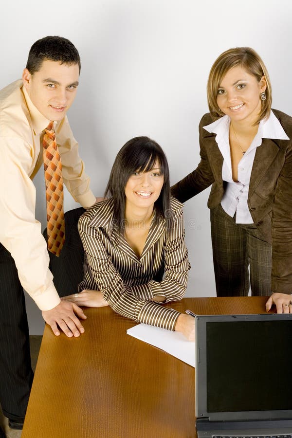 Young Business People at the Office Stock Photo - Image of conversation ...