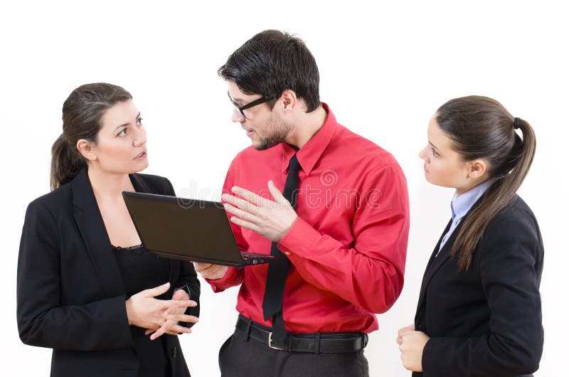 Young business people stock image. Image of analysis - 33922795