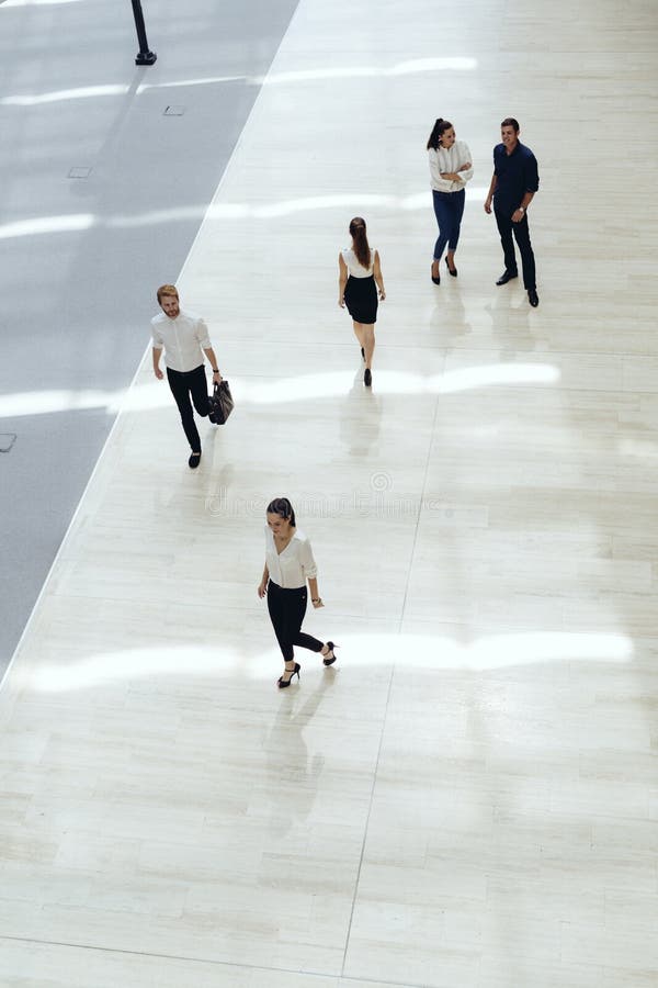 Young Business People before Starting Work Stock Image - Image of ...