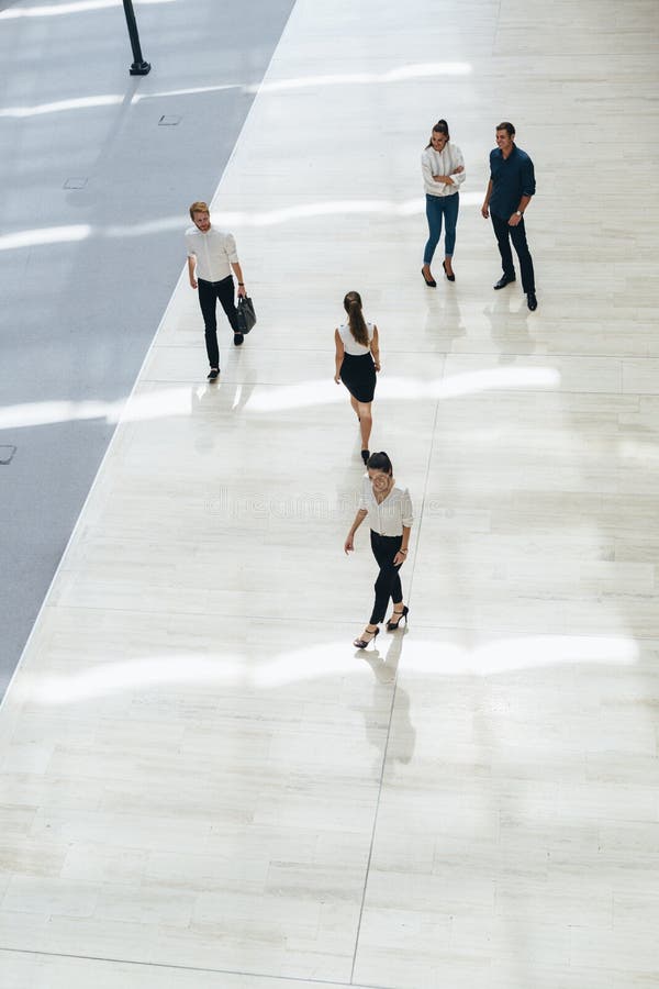 Young Business People before Starting Work Stock Image - Image of ...